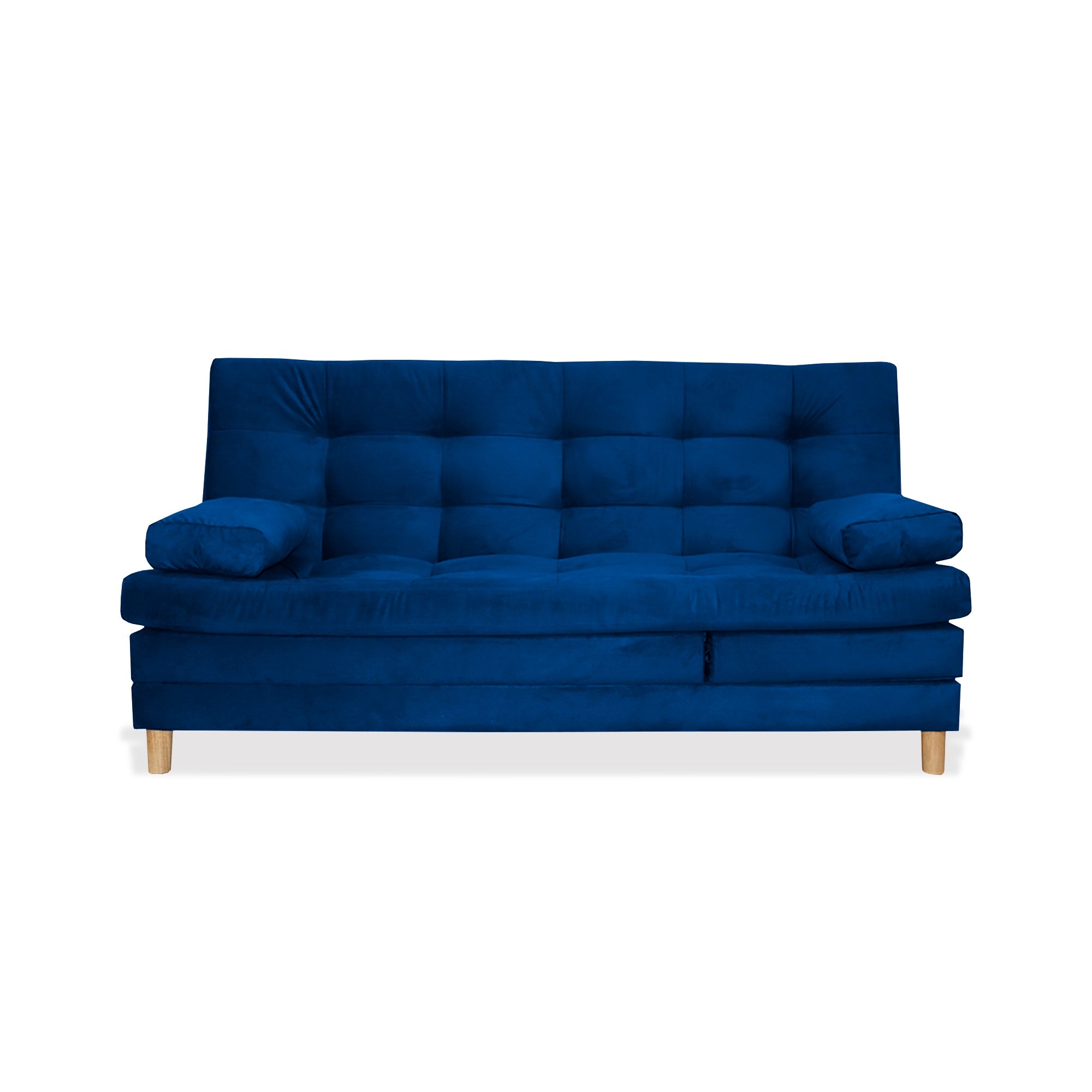 Sofa Cama Kalin Cinco Posiciones Azul Petroleo Mas Cojines – VIRTUAL MUEBLES