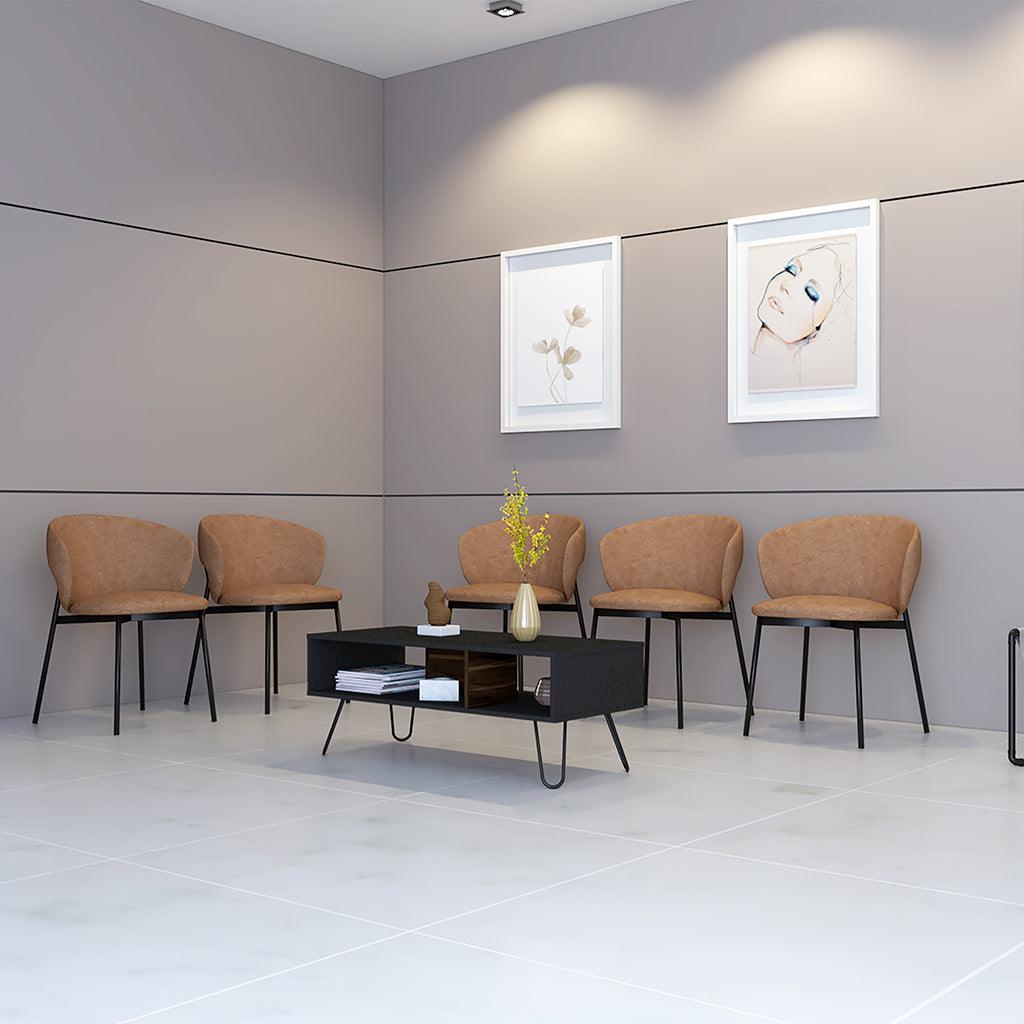 Mueble Multiusos Lara, Wengue y Caoba, con Amplio Espacio y Patas de A ...