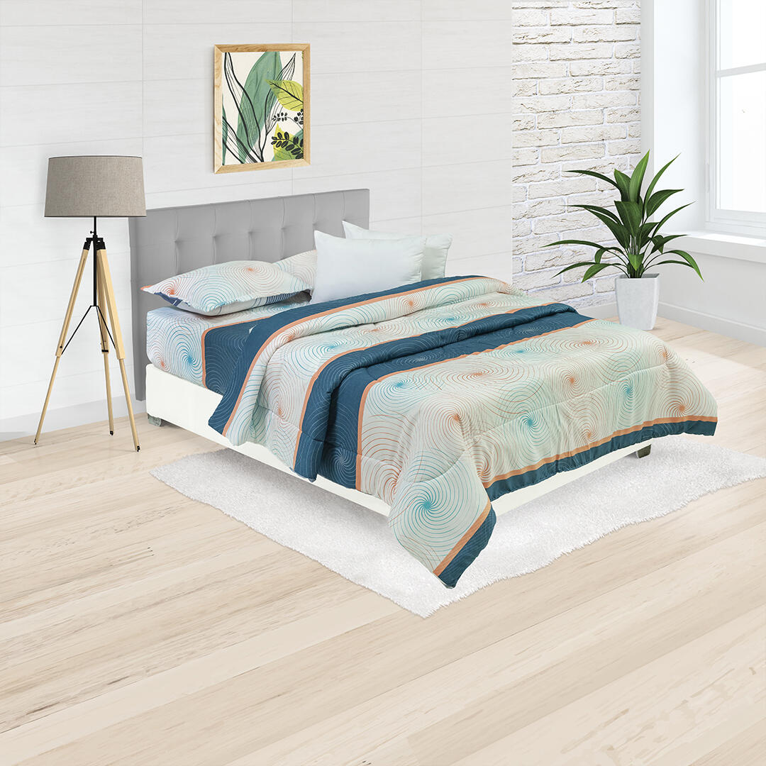 Combo 6 Espirales Fondo Blanco con Azul Doble - 1.40 X 1.90 – VIRTUAL ...