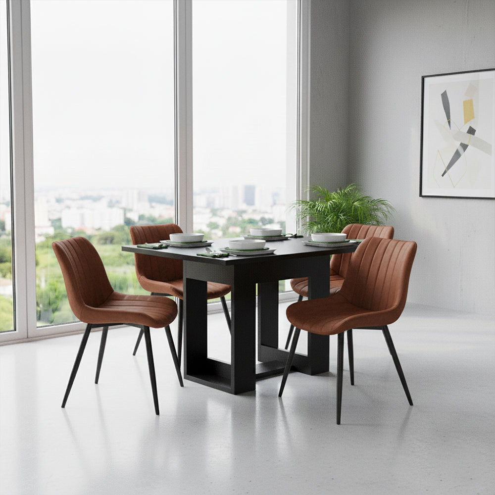 Silla Nova, Color Marrón, Con espaldar y diseño Moderno X6 – VIRTUAL ...