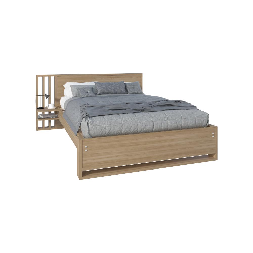 Cama Doble Vanez, Fresno Europeo, con espaldar alto incluyendo tendida ...