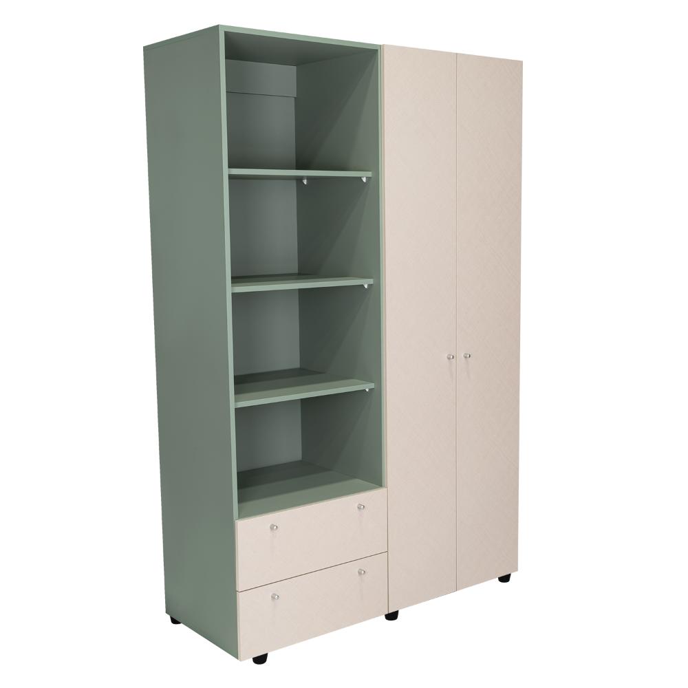 Closet Mokat, Agave y Toquilla, con dos puertas abatibles – VIRTUAL MUEBLES