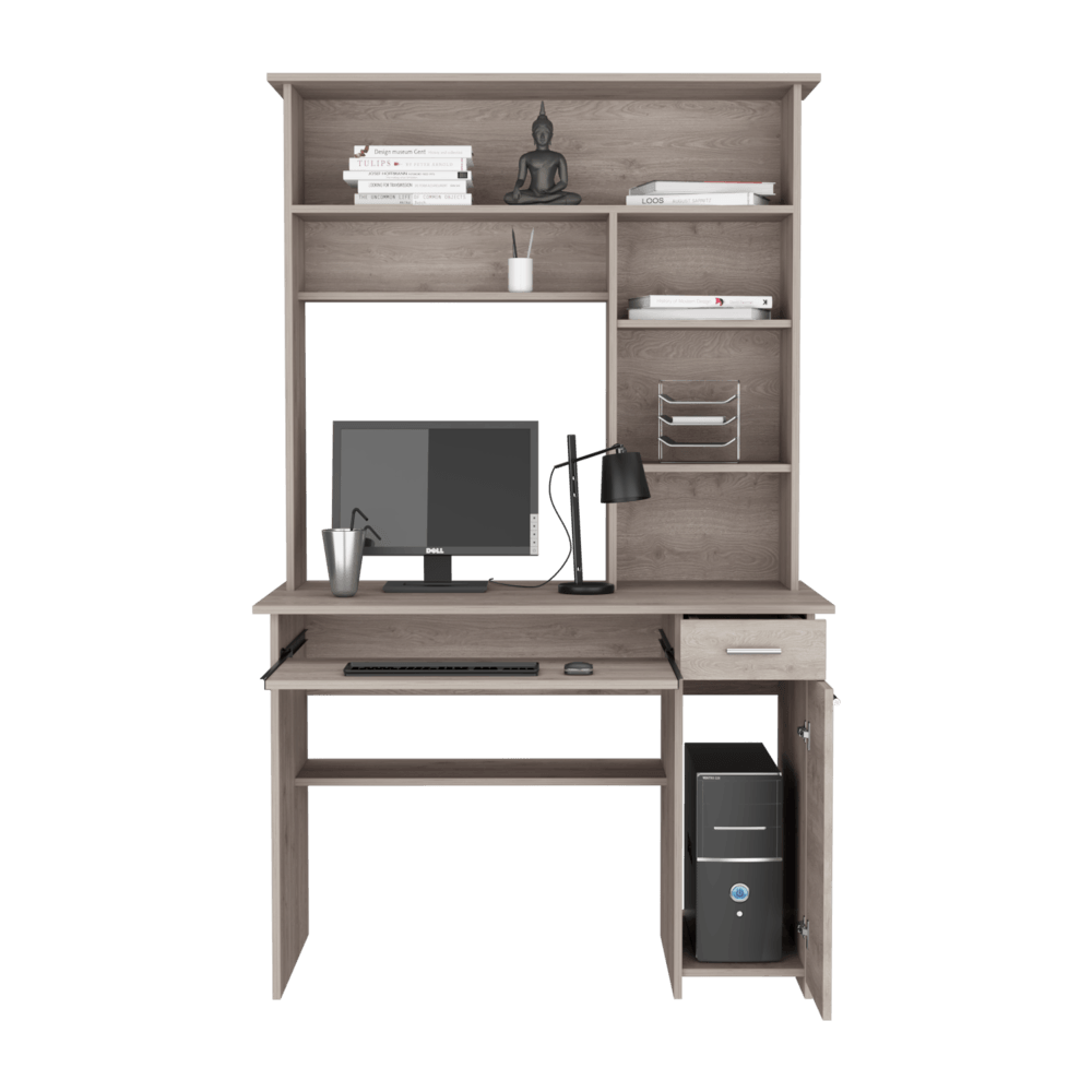 Escritorio Morahima, Humo, con Gran Espacio de Almacenamiento - VIRTUAL ...