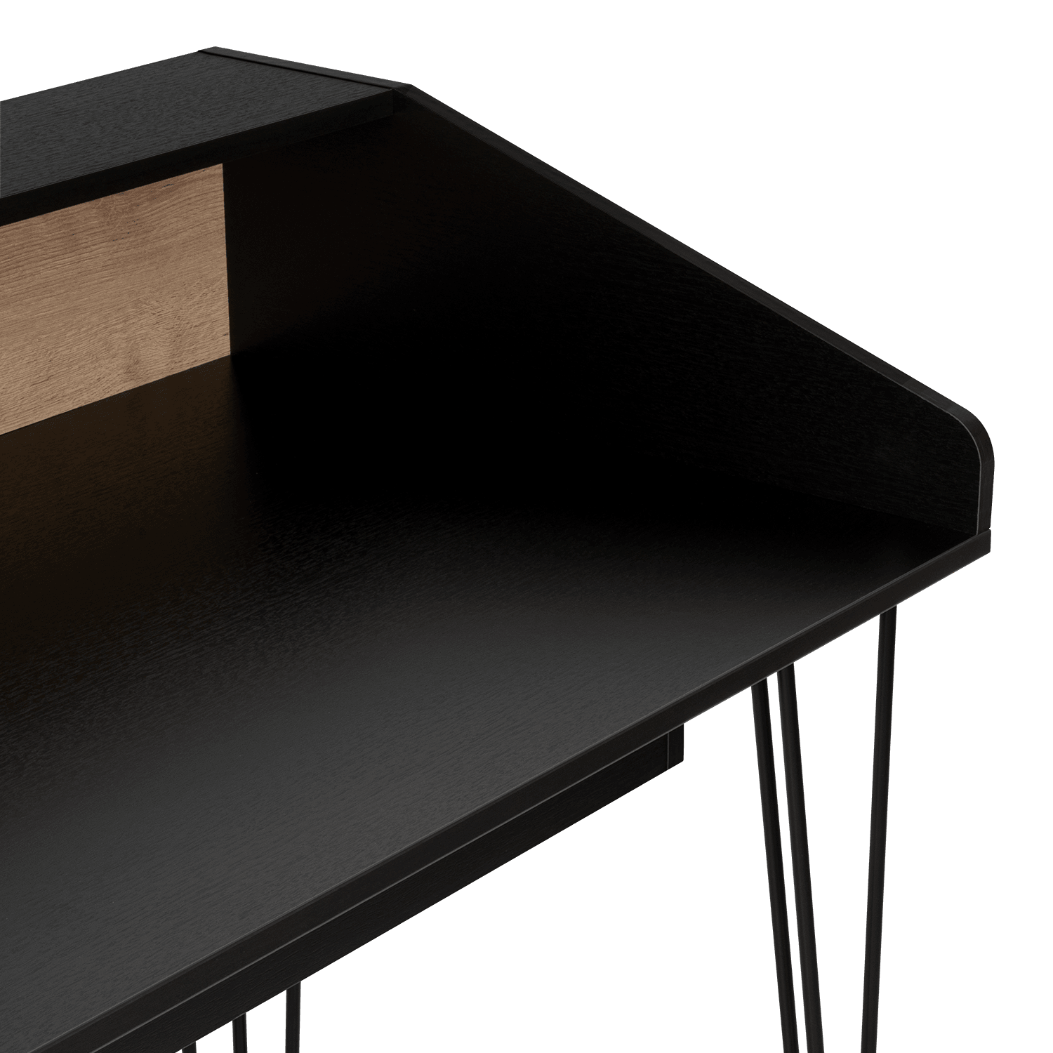 Escritorio Anwar, Café Claro y Wengue, con Amplia Superficie - VIRTUAL ...