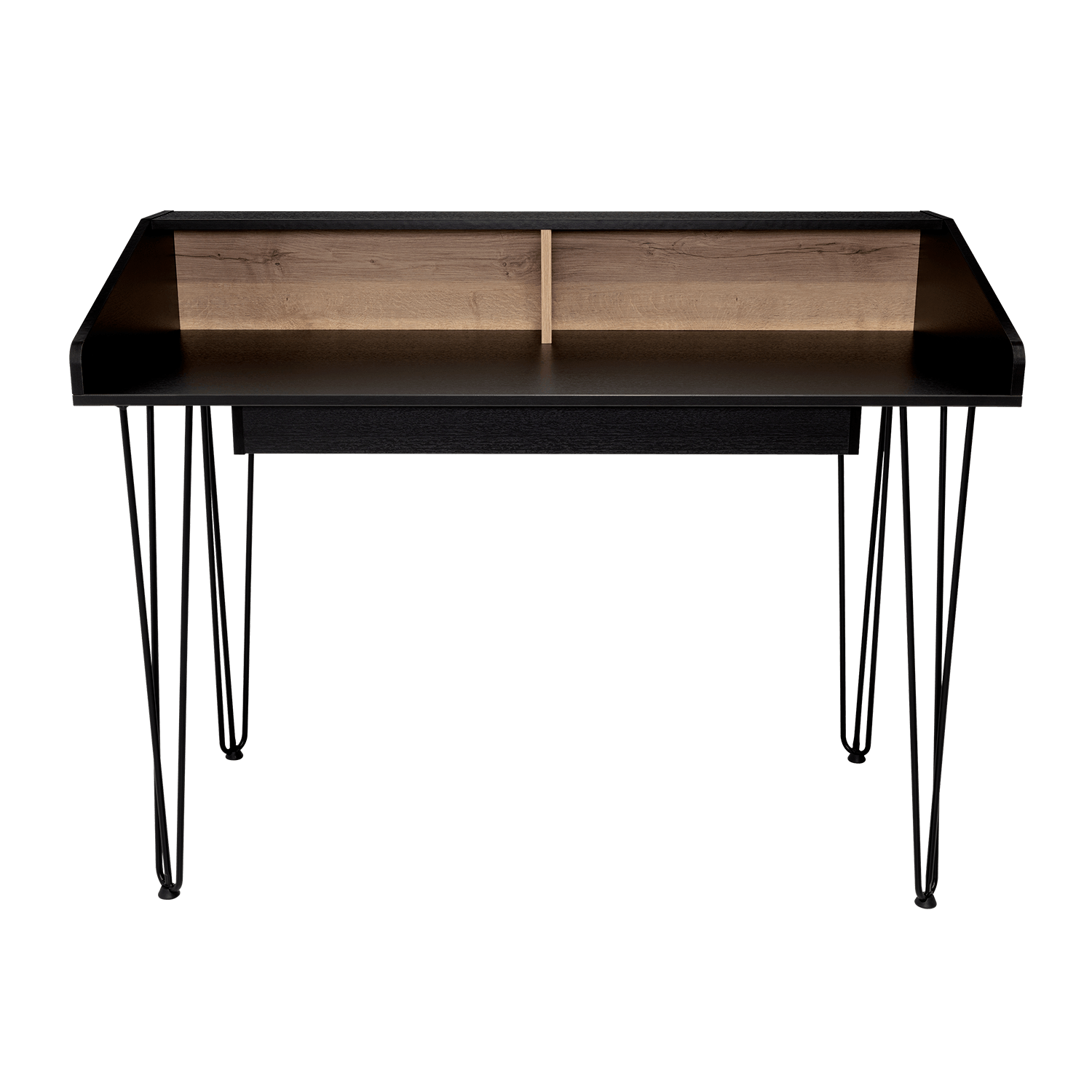 Escritorio Anwar, Café Claro y Wengue, con Amplia Superficie - VIRTUAL ...