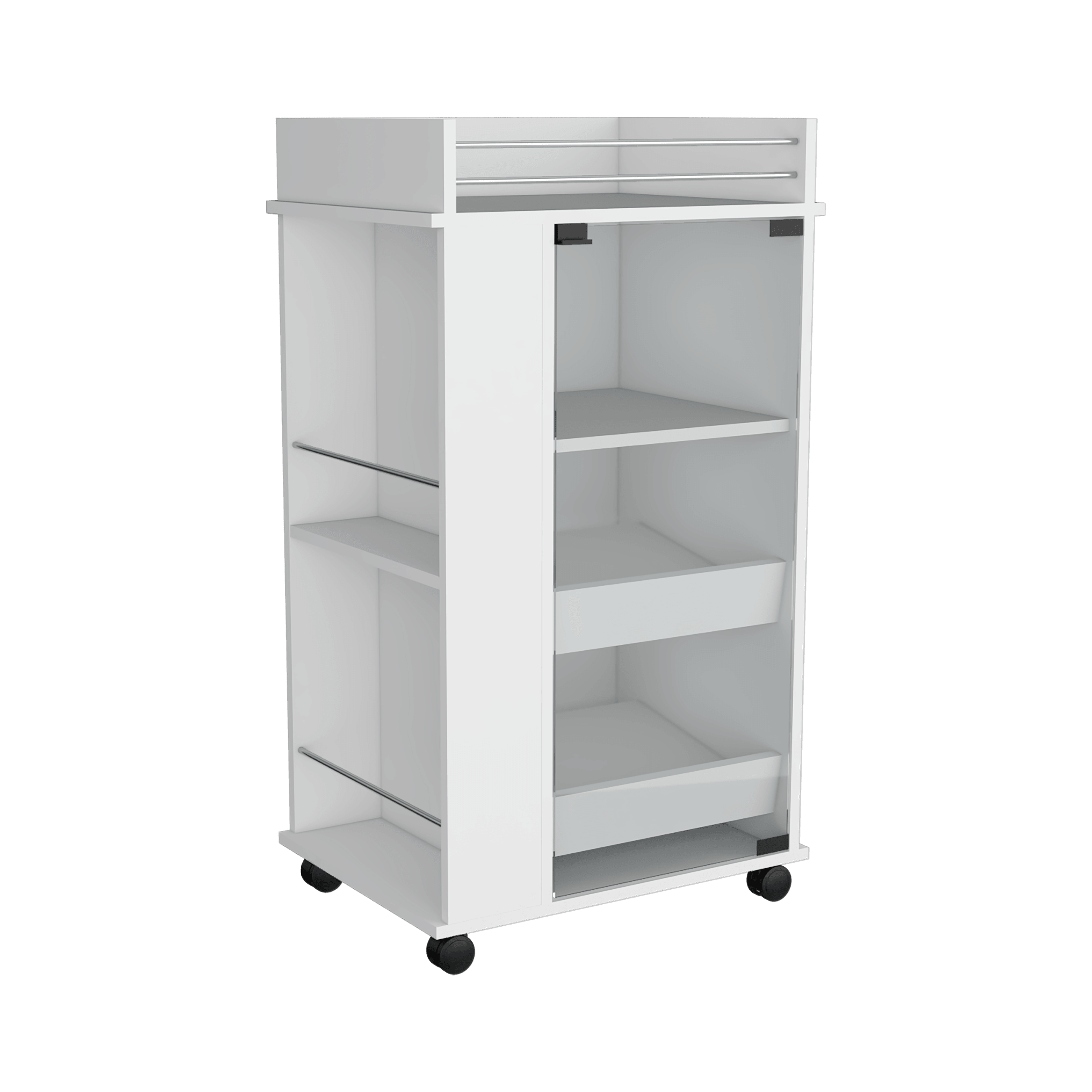 Bar Spirit, Blanco Duqueza, con Amplios Espacios Para Ubicar Copas y B ...