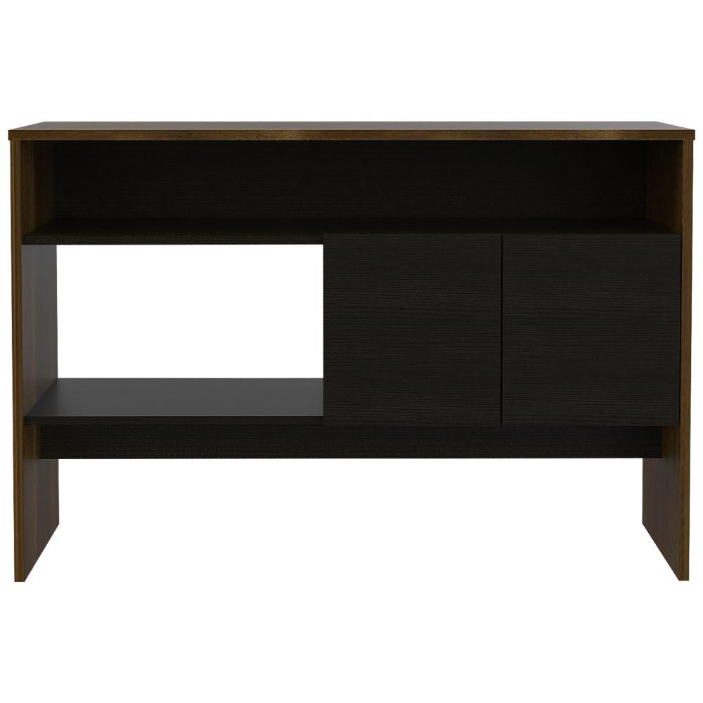 Mueble Multiusos Clasic, Cobre y Wengue, con Dos Puertas y Dos Entrepa ...