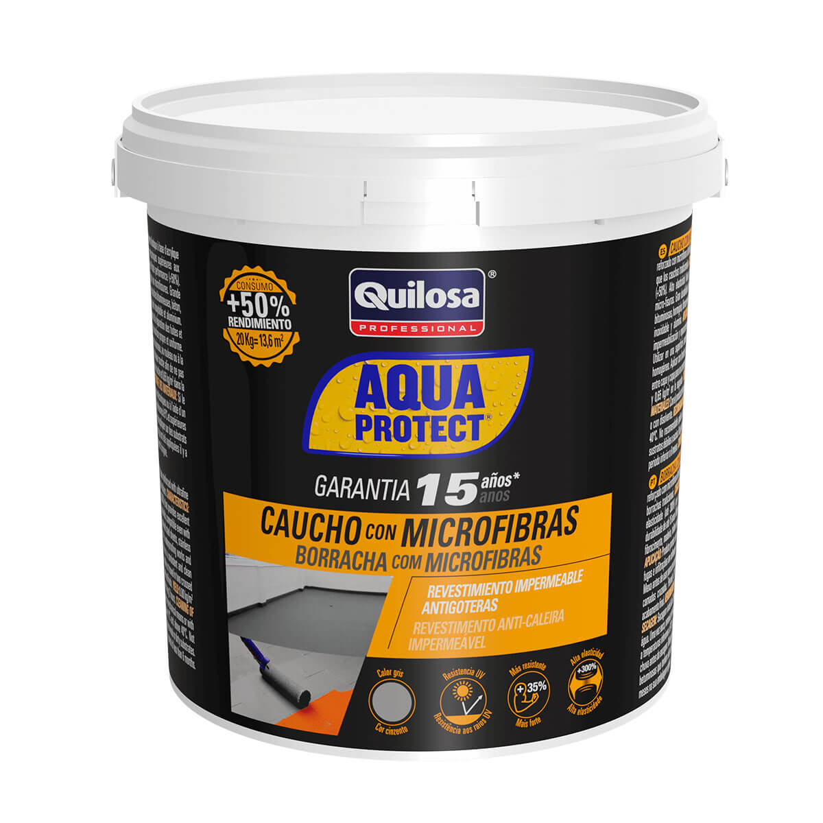 Impermeabilizante Aquaprotect caucho microfibras 20kg – VIRTUAL MUEBLES