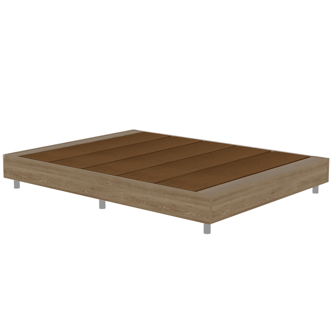Base Cama Doble Confort, Miel, Incluye Tendido de Tablas Ideal ...
