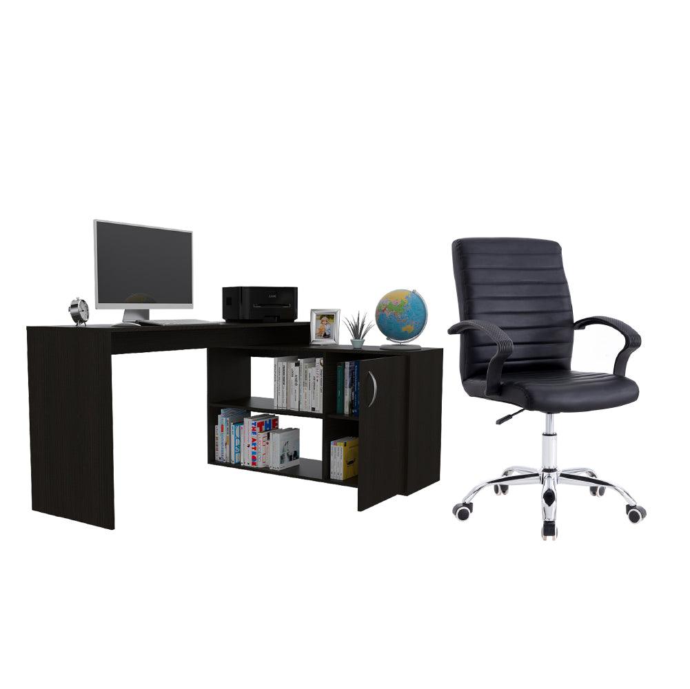 Combo para Oficina Alder, Incluye Escritorio y Silla de Escritorio ...