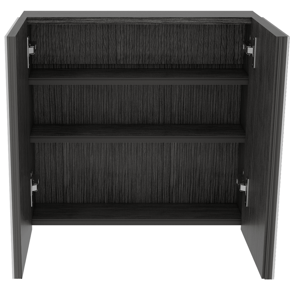 Gabinete de Baño Vanta, Gris, con Dos Puertas Batientes - VIRTUAL MUEBLES