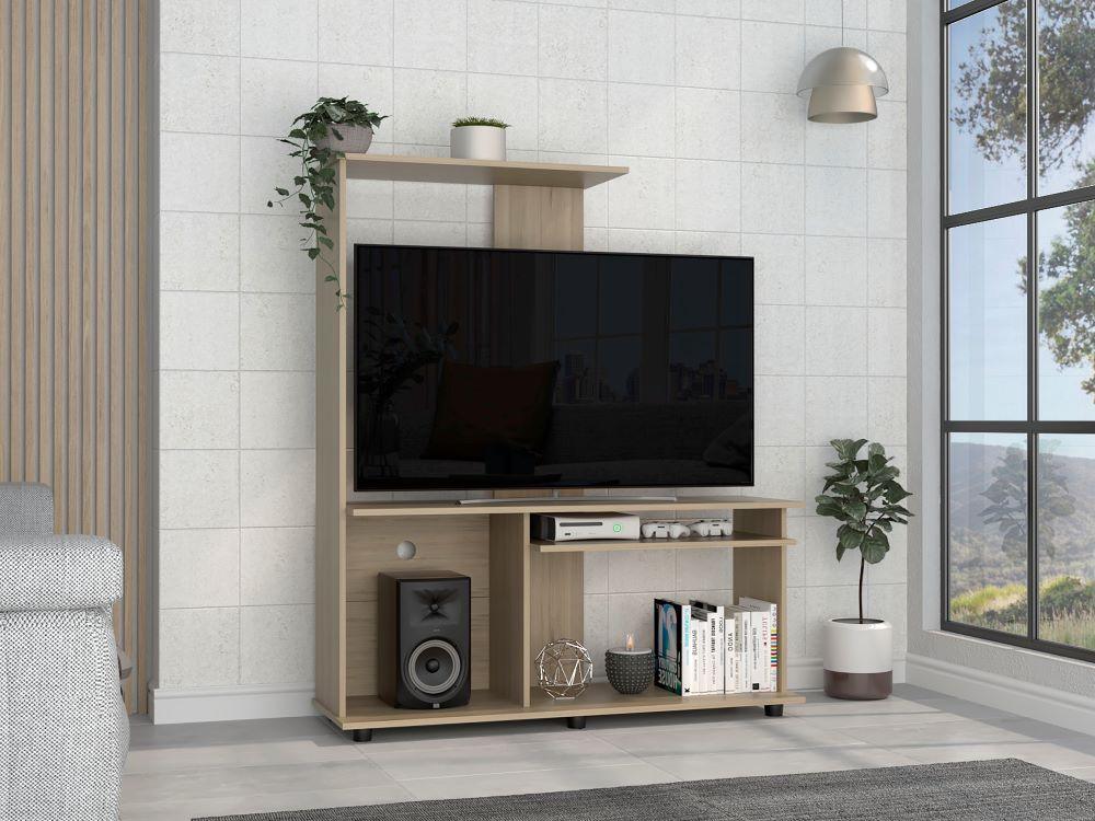 Mesa Para Tv Monet, Beige, con Capacidad Para Televisor de 50 Pulgadas ...