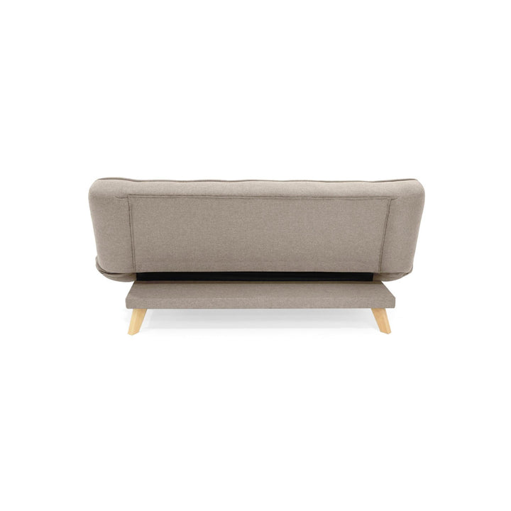 Sofa Cama 3 Posiciones Gales Tela Beige - VIRTUAL MUEBLES