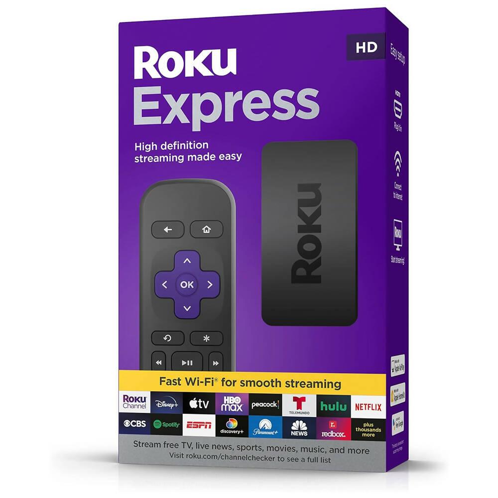Roku Express TV HD 2022 Control Remoto Reproductor Streaming - Convert ...